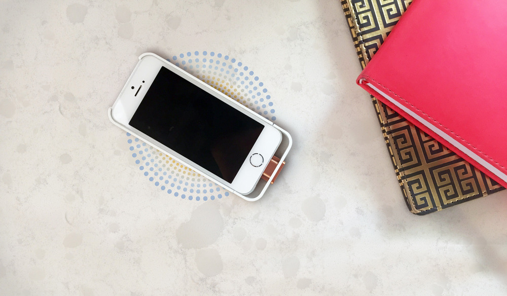 Wirelessly Charge Your Mobile Device On Corian Surface