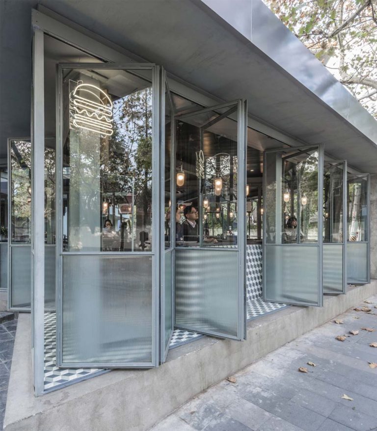 Cool 1950’s American-Inspired Burger Joint In Shanghai, China