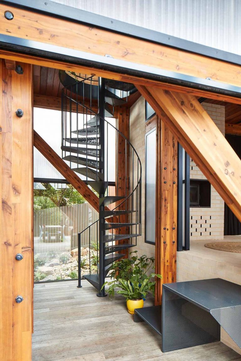 Elevated Timber Extension On Top Of A Beach Shack In Victoria, AU