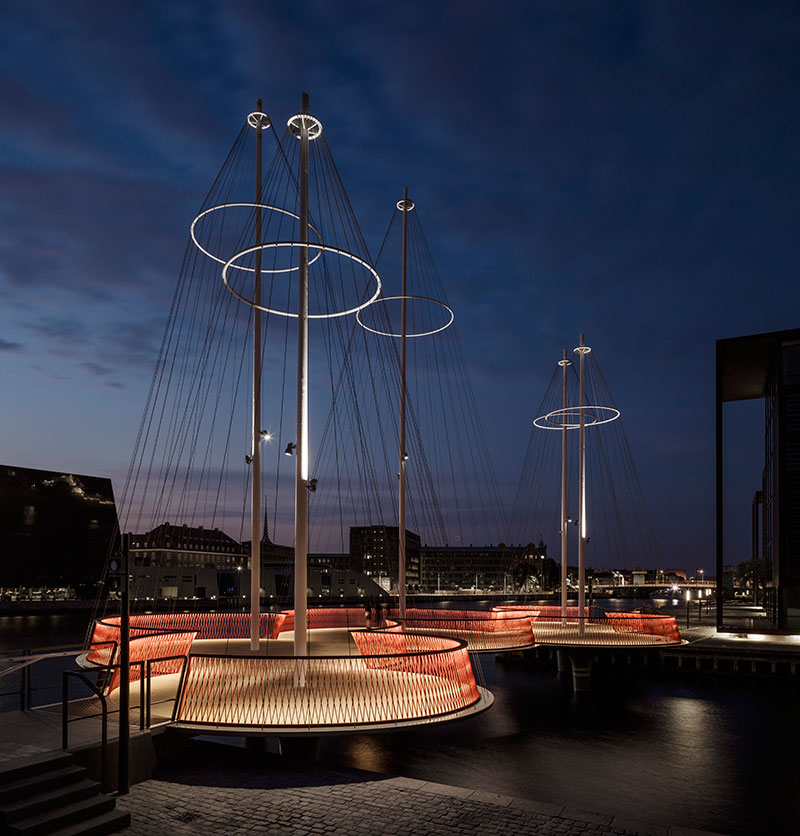 Contemporary Bridge Design In Copenhagen - Cirkelbroen