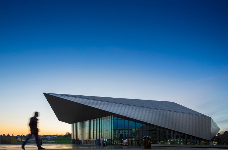 White and Colored Solar Modules - Modern Architecture