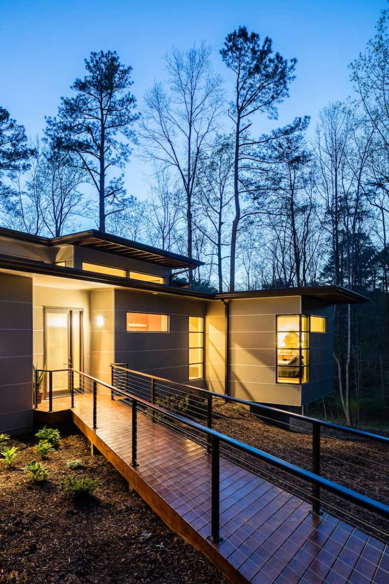 Empty Nest House Designed For A Retired Professor In Chapel Hill, NC