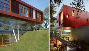 Floating Box House - Modern Architecture