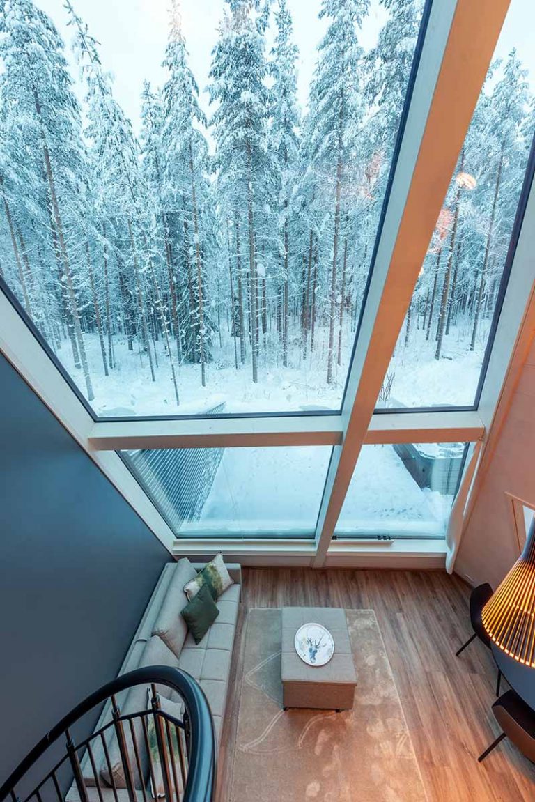 Glass Boutique Hotel in Lapland's Santa Claus Village (no, seriously)