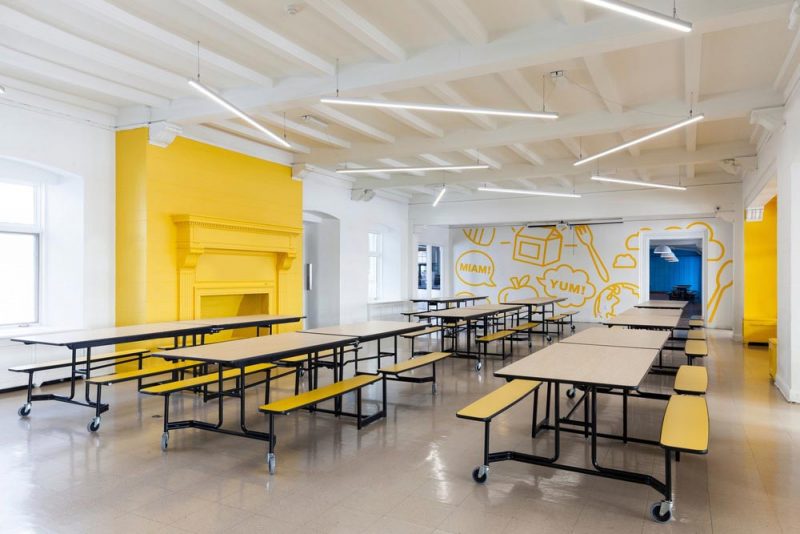 Inspiring & Colorful Interior Design of a Kids School in Quebec