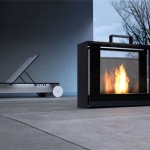 Travelmate Mobile Fireplace: Trail of Flames - Fireplace Designs