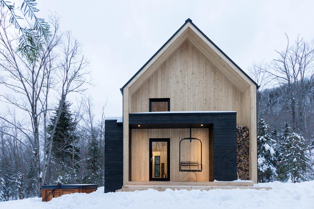 Modern Mountain Cabin Scandinavian-Inspired for Small Family