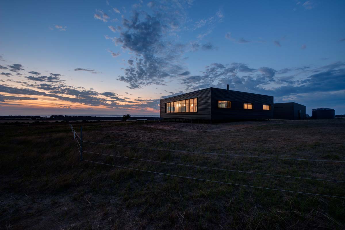 Modern Prefab Farmhouse At The Remote French Island In Victoria, AU