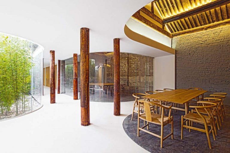 Tea House Design Full Of Atmosphere - Traditional Meets Modern In Beijing