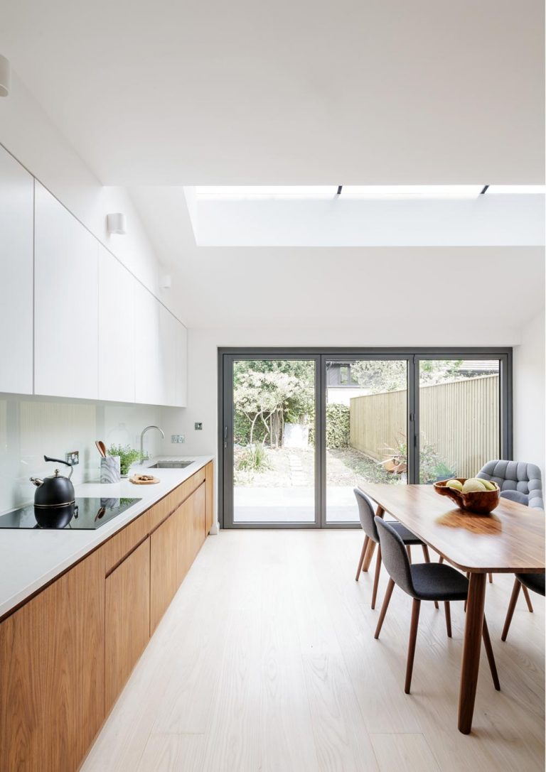 Portable Kitchen On Wheels - Chic Space Saving Walnut Kitchen Unit