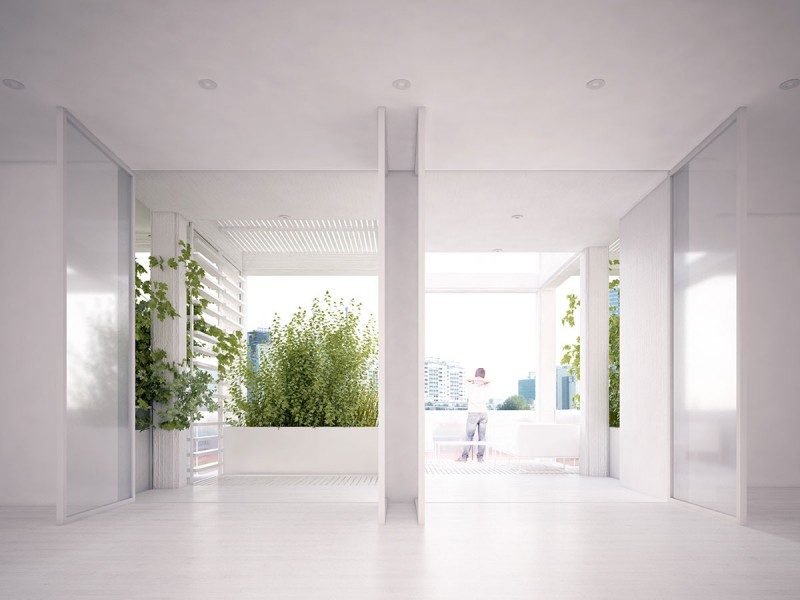 Modular Prefabricated Building Design W/ Green Open Spaces