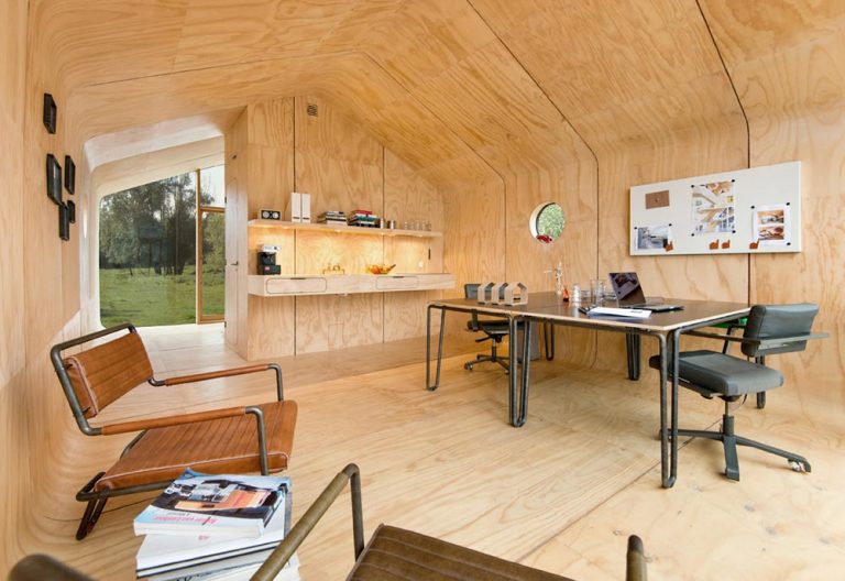 Small Prefab Cabin Made Out Of Cardboard! Sustainable & Built To Last