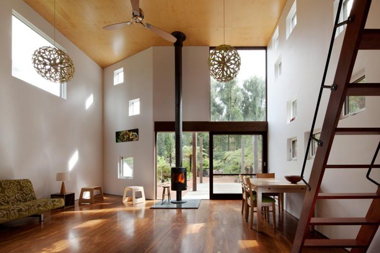 Small Holiday Home With An Open Plan Design In Melbourne, Australia