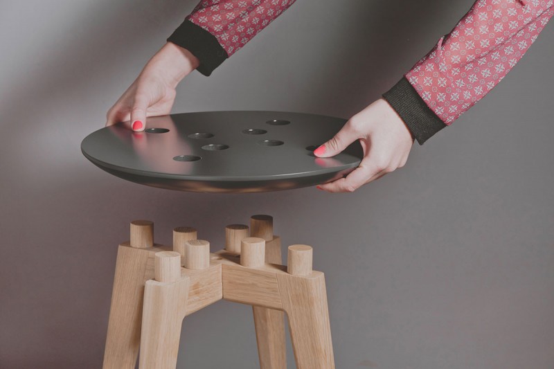 Frida Stool & Side Table - Furniture