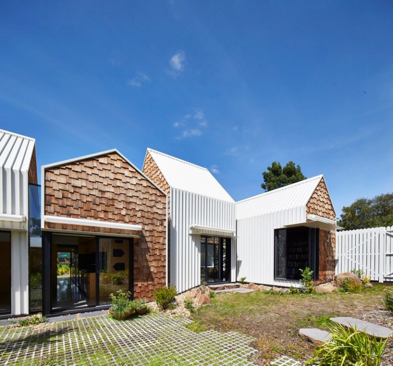 Unique family home designed like a small community village