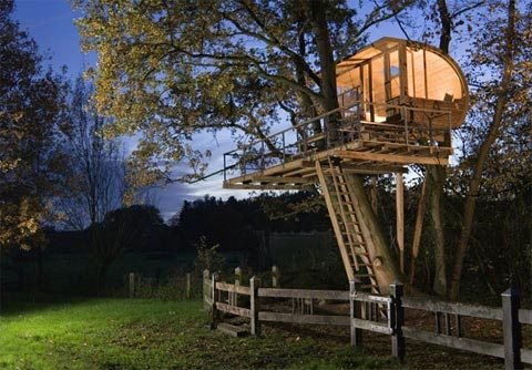 Treehouse: between alder and oak - Treehouse Design