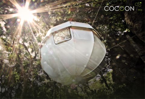 Cocoon tree: nesting in a... tree - Treehouse Design